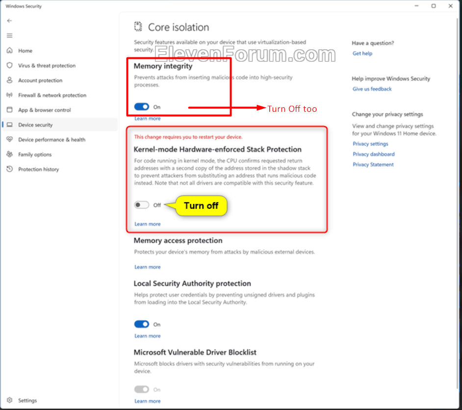disable core isolation protection - SKYCheats disable core isolation protection - SKYCheats